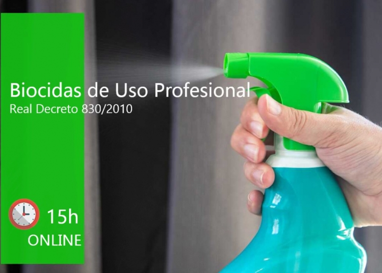 Programa del Curso de Biocidas uso profesional, Oferta Formativa, CEDESAM